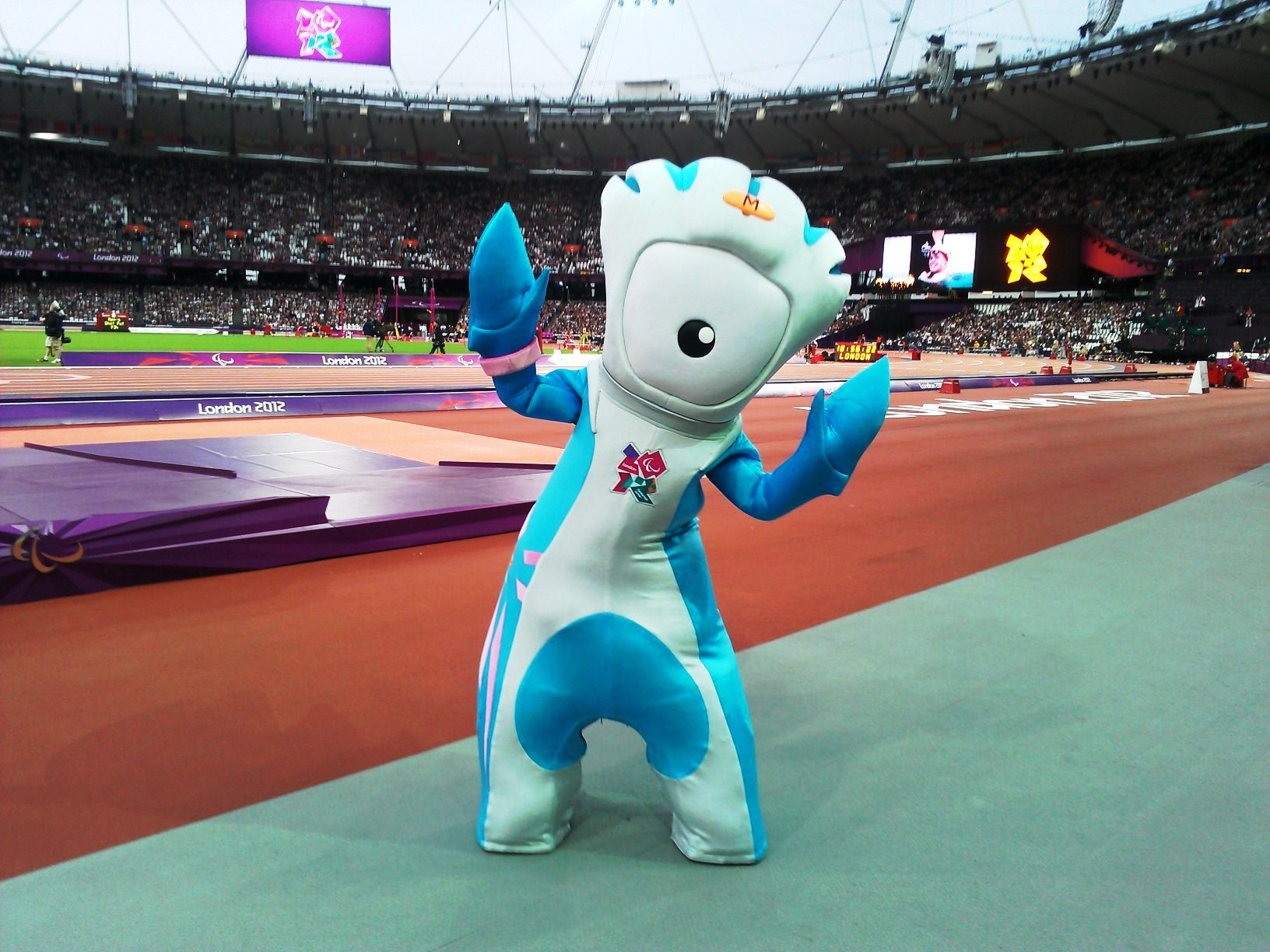 Rainbow Productions Brought to Life London 2012 Mascots, Wenlock ...